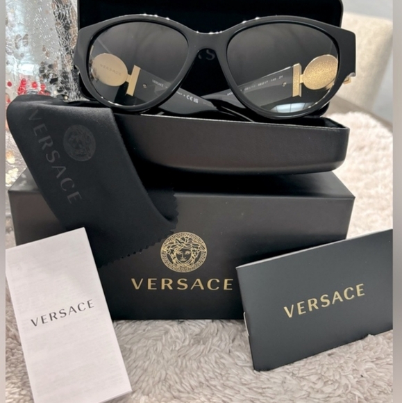 Versace | Accessories | Versace Cat Eye Sunglasses Authentic | Poshmark